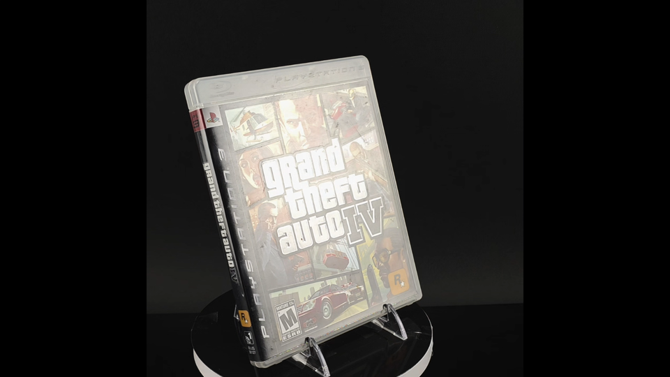 Grand Theft Auto IV PS3 GTA 4 PlayStation 3 no manual Video available ...