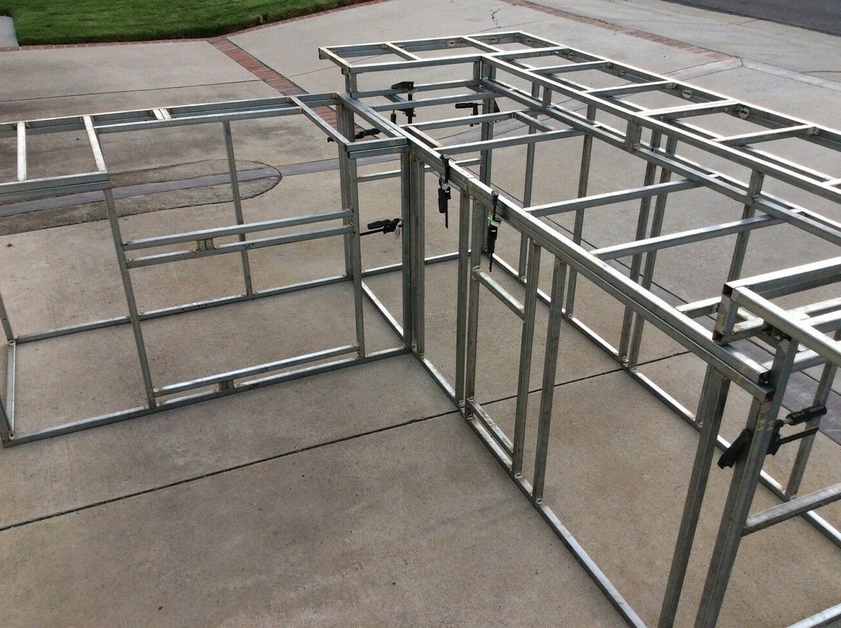 Outdoor Bbq Island Frame Kit