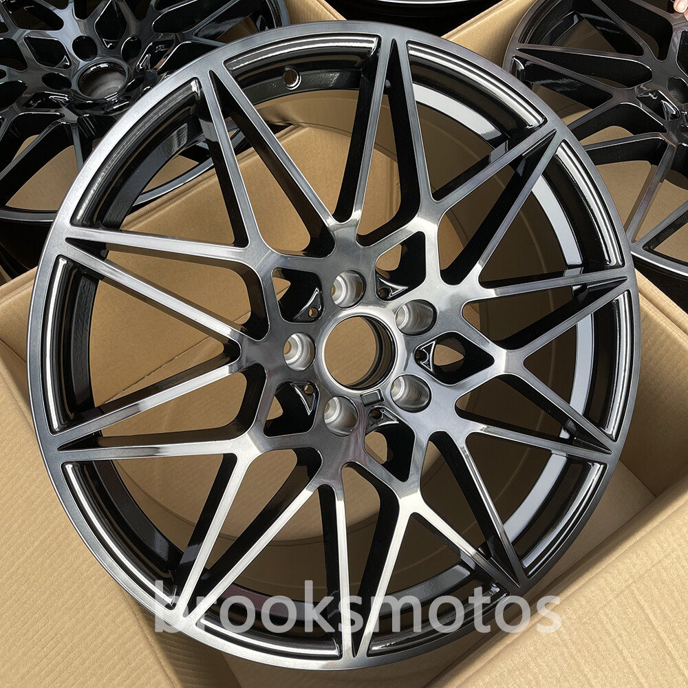 19" BLACK STYLE WHEELS RIMS FIT FOR BMW M2 F87 M3 F80 M4 F82 83 19X9 ...
