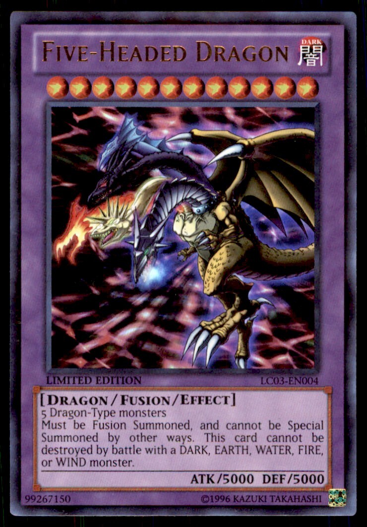 Yu-Gi-Oh! Five-Headed Dragon #LC03-EN004 Light Play | eBay