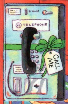 HALLMARK / SPRINT Happy Holidays, Call Me 1994 Phone & Greeting Card V2 ...