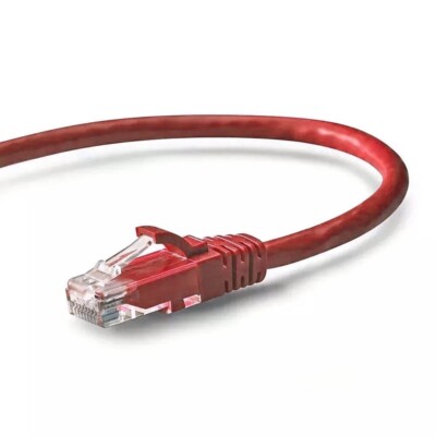CAT6 Red Ethernet Patch Cable RJ45 550Mhz UTP 14FT Multipack | eBay