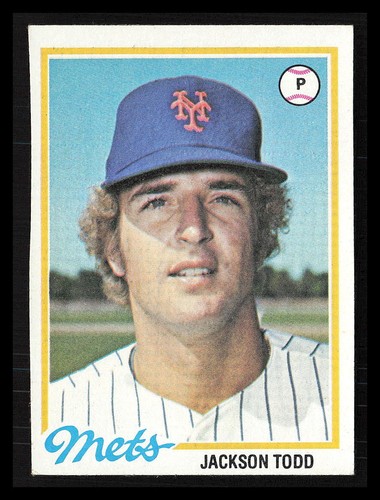 Jackson Todd 1978 Topps #481 New York Mets Rookie | eBay