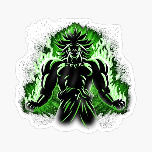Cool Green Broly Sticker Decal Vinyl For Car, Truck Sticker 5 Inch | eBay