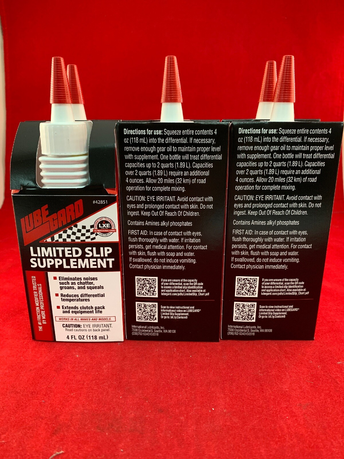 LUBEGARD 6 Limited Slip REAR END ADDITIVE 42851 SNAKE EYE MODIFIER JEEP ...