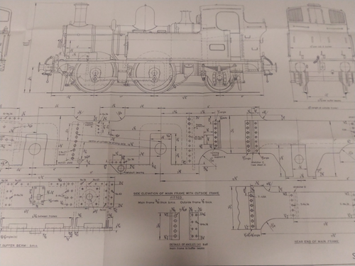 GWR 1400 Class Dart 7.25 inch gauge Live Steam Locomotive Drawings ...