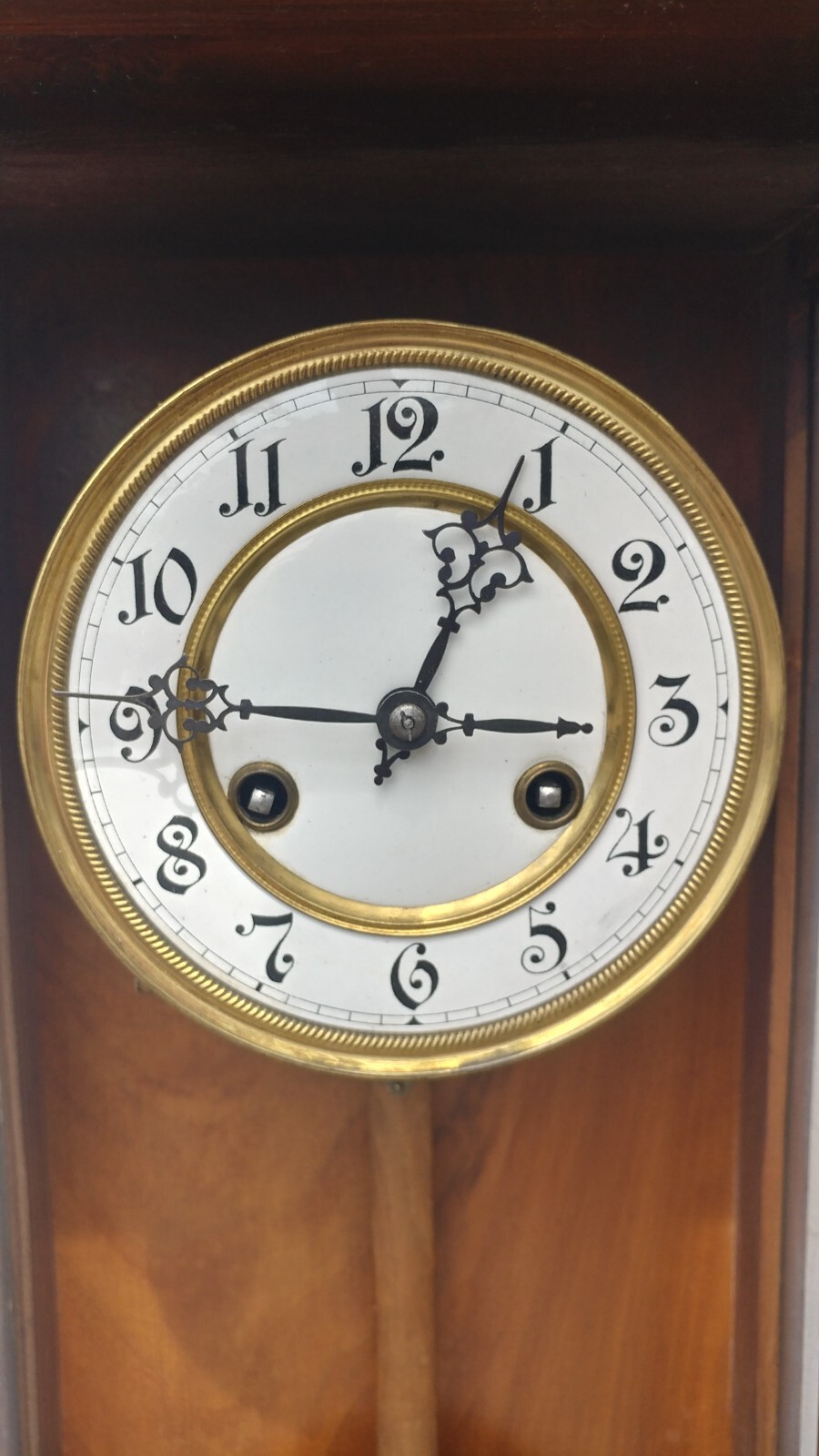 ANTIQUE DUFA GERMAN PENDULUM WALL CLOCK REGULATOR WITH GONG | eBay UK