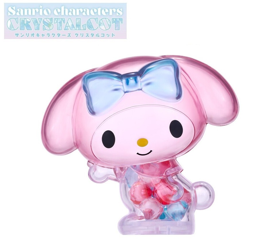 Sanrio Characters Crystal Cot Mini Figure My Melody Kuromi Cinnamoroll ...