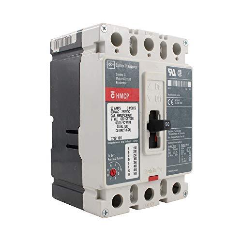 Eaton Cutler-Hammer CHHMCP050K2C C-H HMCP050K2C 50A HMCP 3P 480V L/L ...