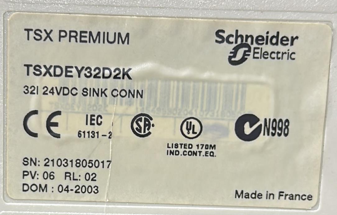 SCHNEIDER DIGITAL INPUT MODULE TSXDEY32D2K | eBay.de