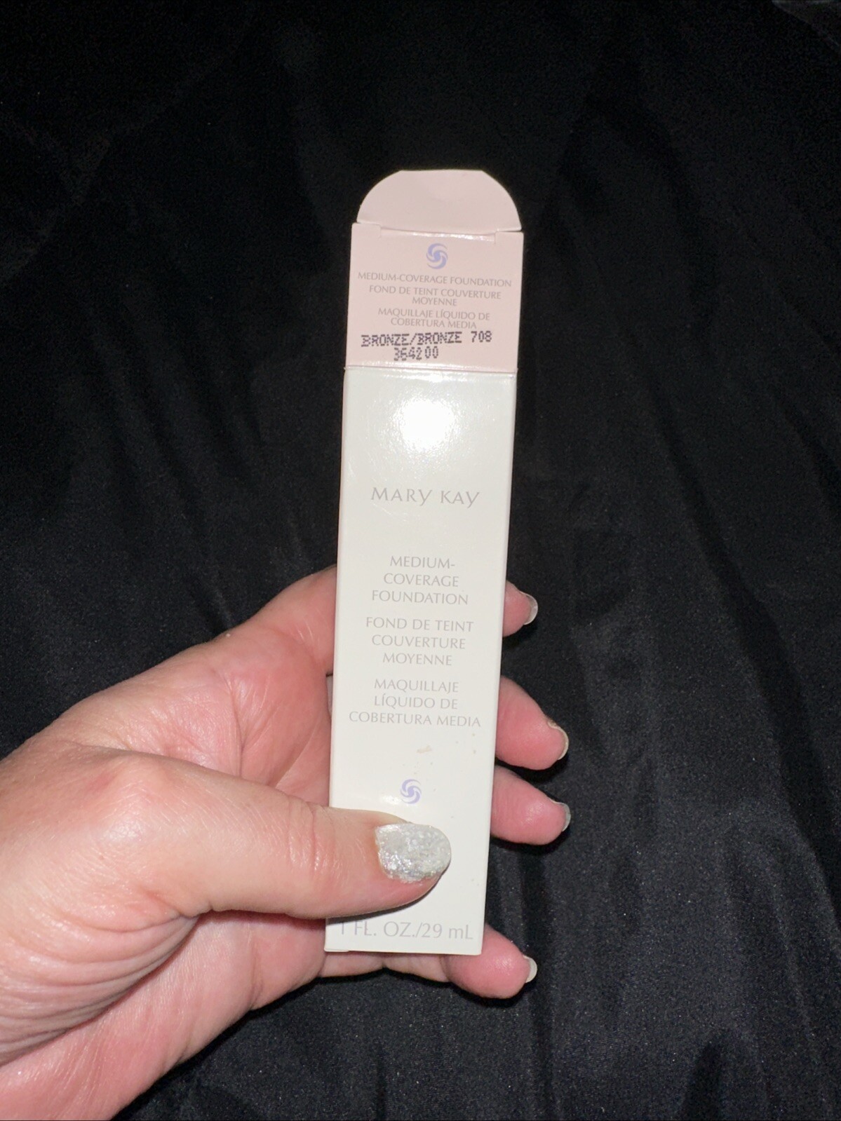 Mary Kay Medium Coverage Foundation Bronze 708 Pink Lid #364200 | eBay