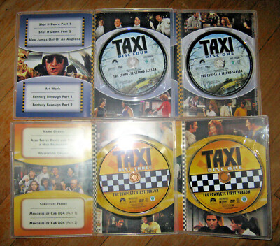TAXI (DVD) 4 Replacement Discs / Packaging from Seasons 1 & 2 -- SOLD ...