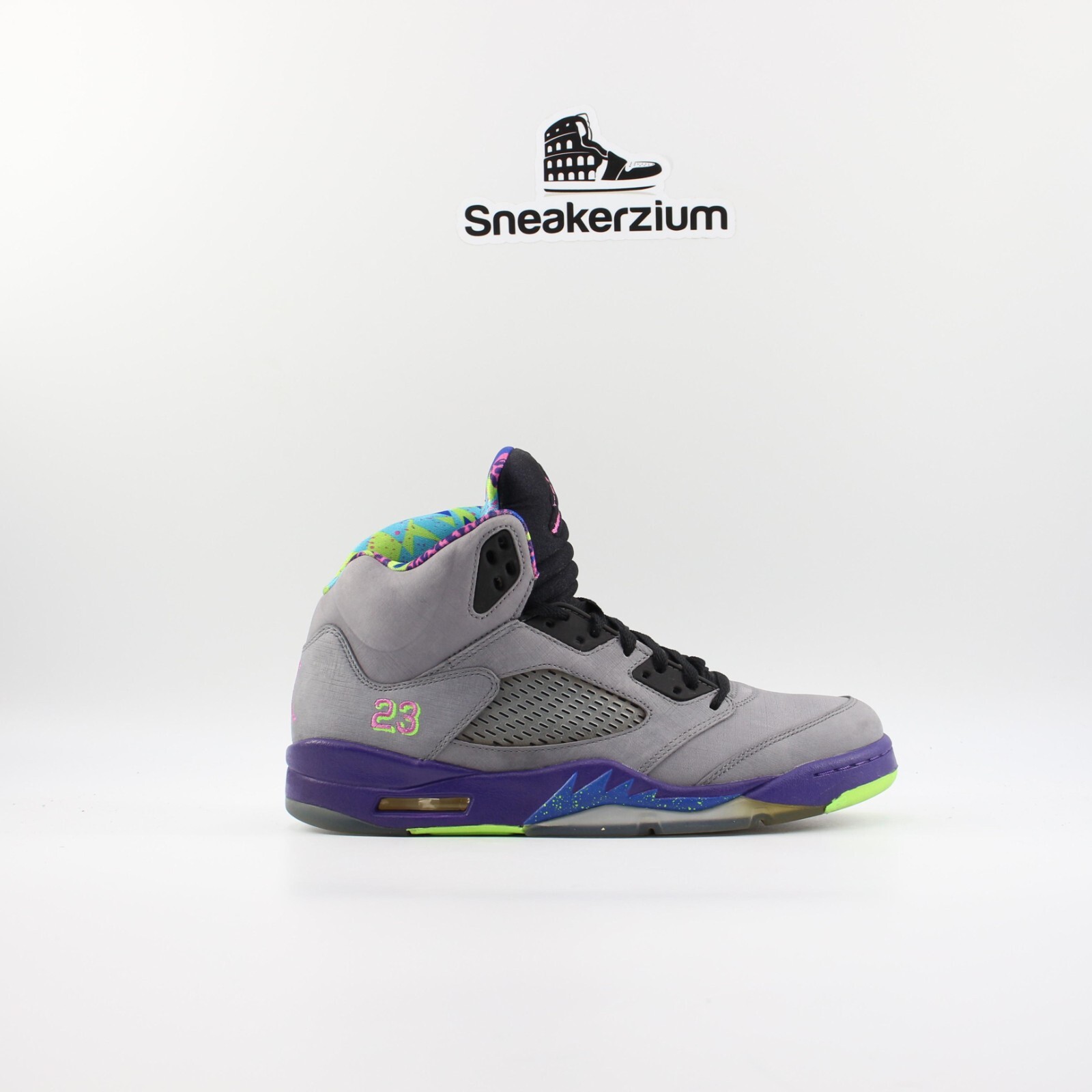 Nike Air Jordan 5 Retro Bel Air Grey Purple 2013 621958–090 Men's Size ...