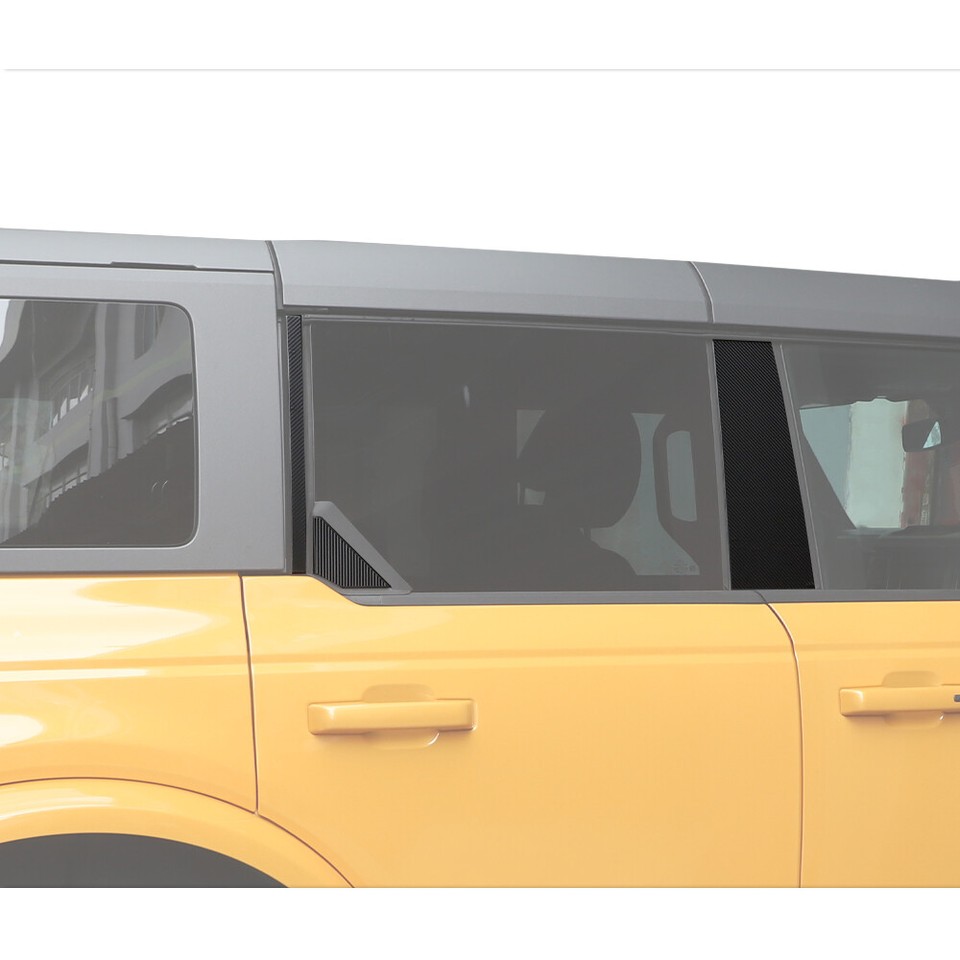 Car Side Door Window Pillar Post Panel Decor Trim Cover For Ford Bronco ...