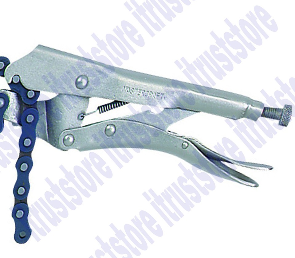 STEEL CHAIN LINK LOCKING CLAMP PIPE GRIP STRAP GRIP PLIER TOOL FOR ...