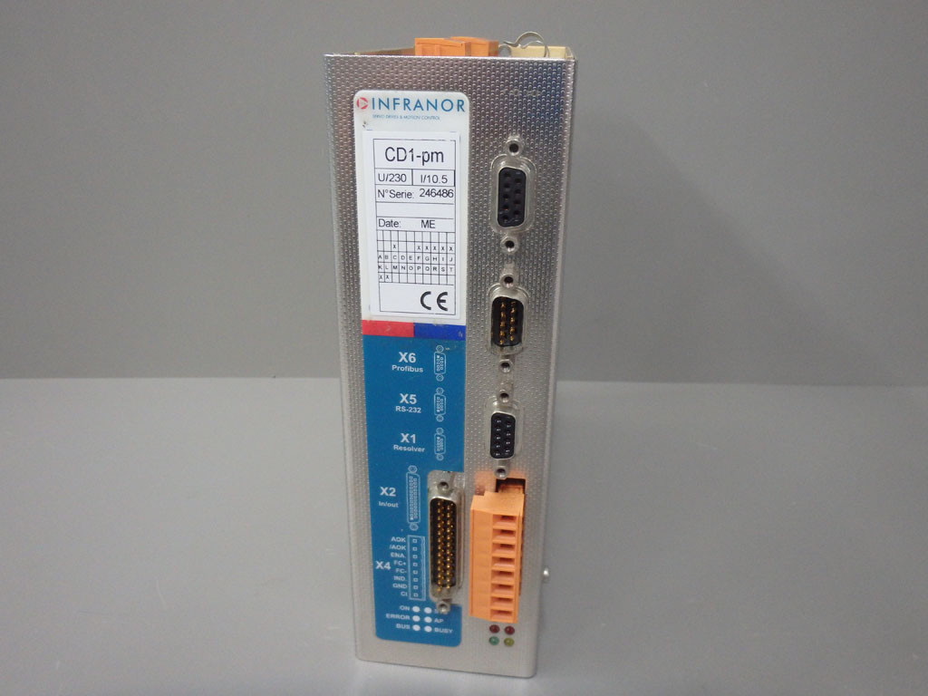 CD1PM - INFRANOR - CD1-PM / Profibus Positive AC Servo Drive Used | eBay
