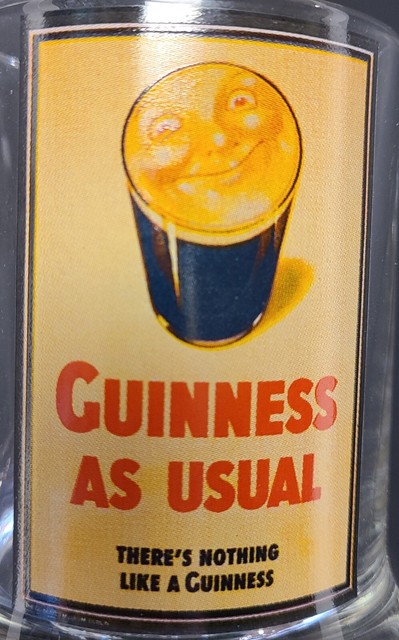 Guinness Beer Tankard Celtic Glass Toucan Bird Lovely day for a ...