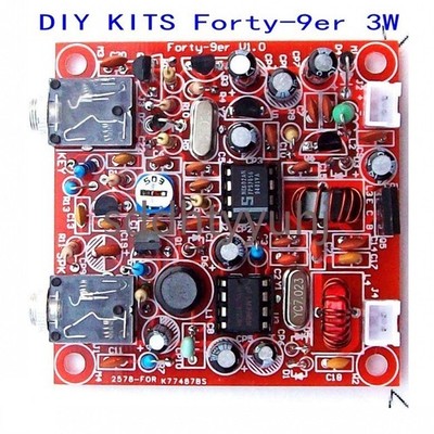 DIY KITS Forty-9er 3W HAM Radio QRP CW HF Radio TRANSCEIVER 7.023MHz ...