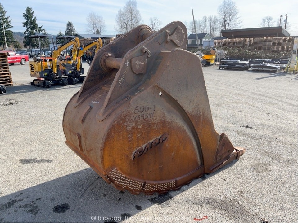 EACO 600 48" 4-Tooth Excavator Mining Digging Bucket Attachment bidadoo ...