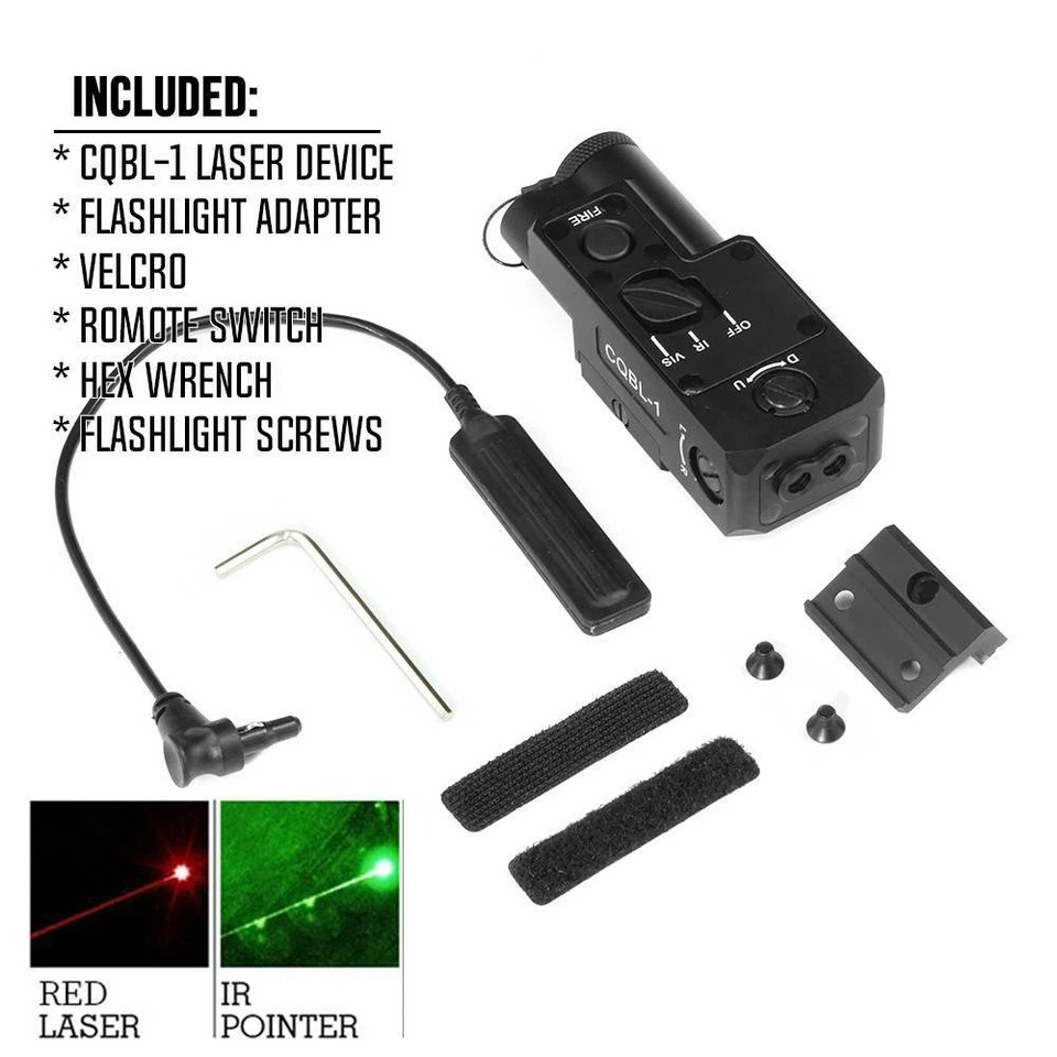 CQBL-1 Metal Infrared Red Green Laser Sight IR Dot Duan Aiming ...