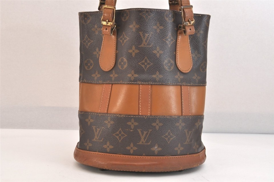 Authentic Louis Vuitton Monogram Bucket PM Shoulder Tote Bag USA Model ...