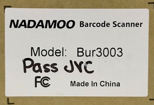 NADAMOO Model BUR3003 Expert Barcode Scanner Wireless USB Type | eBay