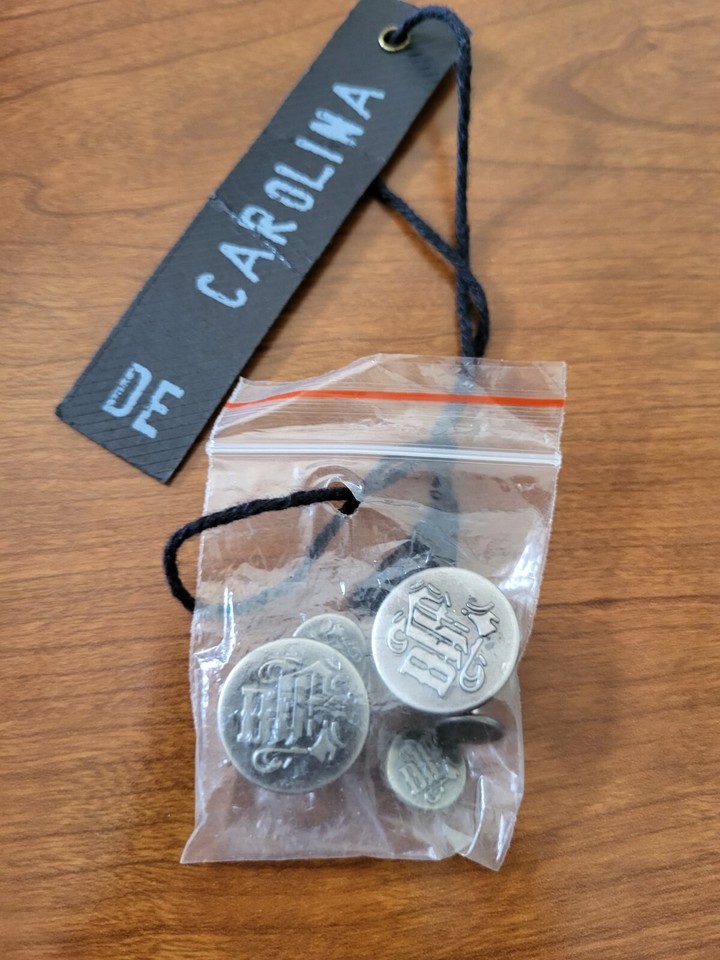 Division E jeans No-Sew Replacement Jean Tack Buttons w/back kit | eBay