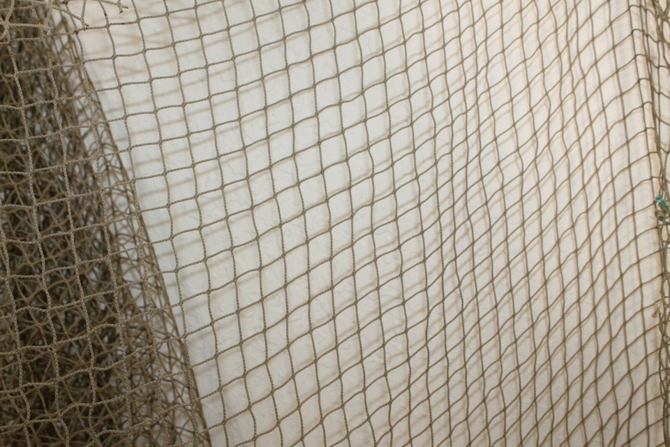 5x10 Authentic Used Fishing Net Vintage Fish Netting Nautical Maritime ...
