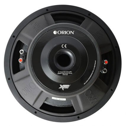 ORION XTR154D 15" XTR SERIES 750W RMS | 3000W MAX 4-OHM DVC SUBWOOFER ...