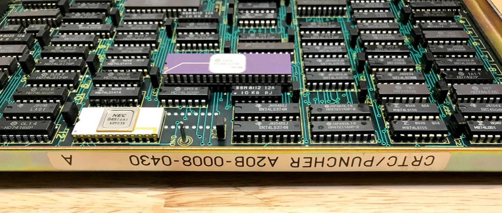 Fanuc CRTC/PUNCHER PCB A20B-0008-0430 A | eBay