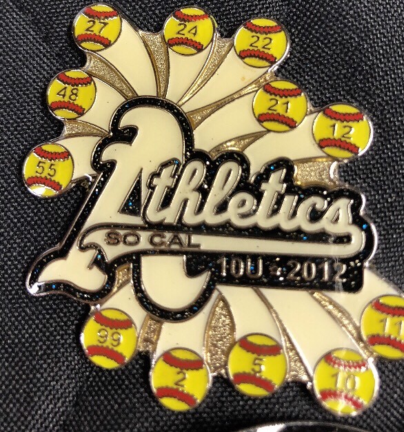 Athletics So Cal GIRLS FASTPITCH SOFTBALL PIN BADGE Y4 | eBay