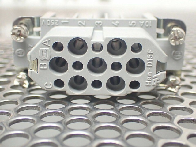 HARTING HAN-D15F FEMALE PIN CONNECTOR (131615) for sale online | eBay