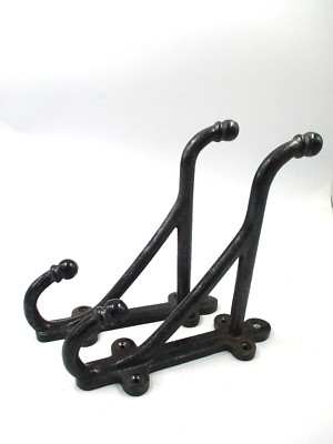 Hooks & Brackets - Cast Iron Harness Hooks