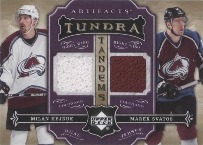 2007-08 Upper Deck Artifacts - Tundra Tandems Milan Hejduk, Marek ...
