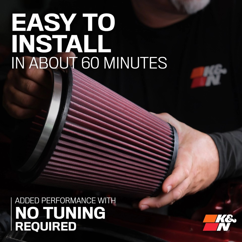 K&N 63-2622 Performance Cold Air Intake for 2020-2024 Explorer ...