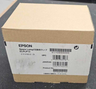 EPSON ELPLP13 GENUINE Spare Lamp 20090213 Brand New, Sealed Box | eBay