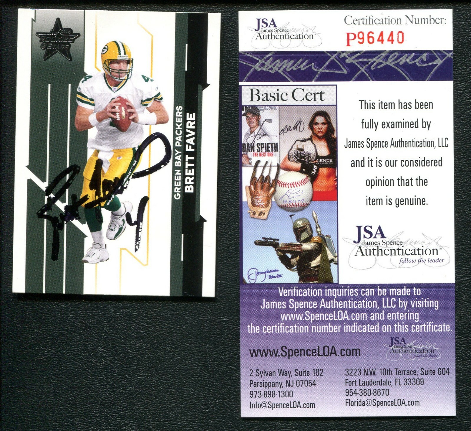 Brett Favre | Autographed Football Memorabilia & NFL Merchandise