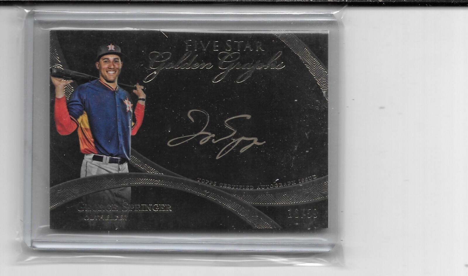 George Springer Autographed Memorabilia | Signed Photo, Jersey ...