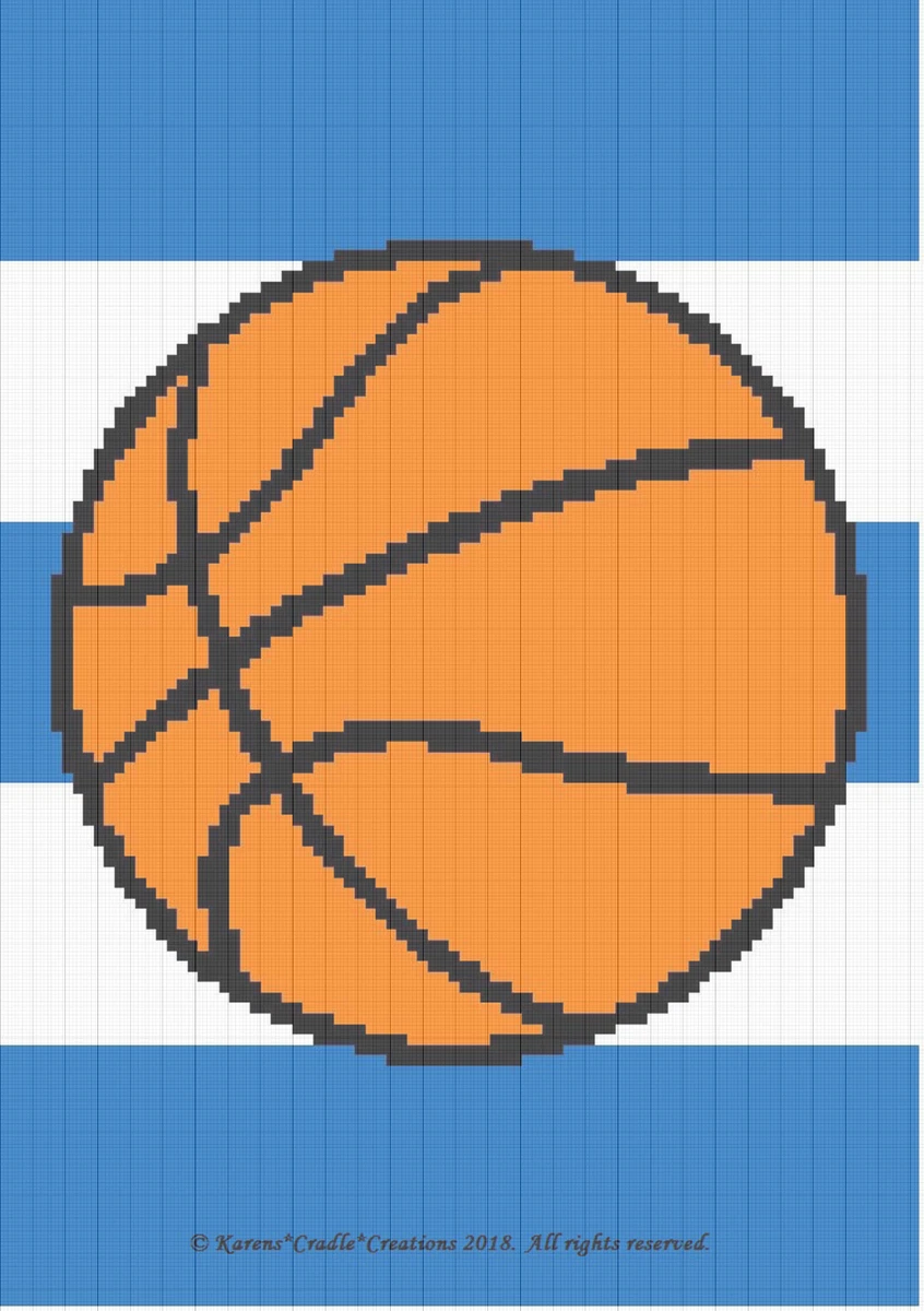 Basketball Crochet Pattern