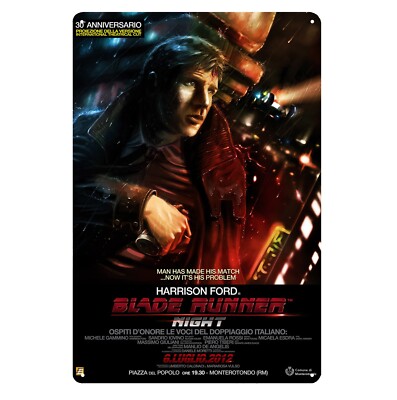 Blade Runner Movie Metal Poster Tin Sign 20x30cm Plate | eBay