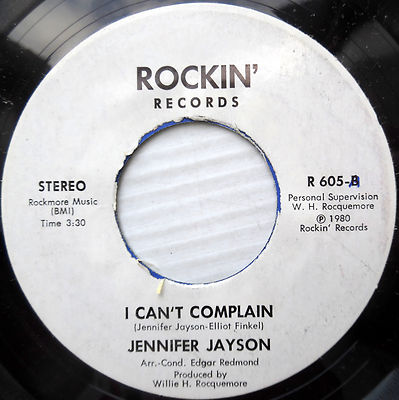 Jennifer JAYSON Elliot FINKEL pop 45 I Can't Complain Let's Just Fake ...