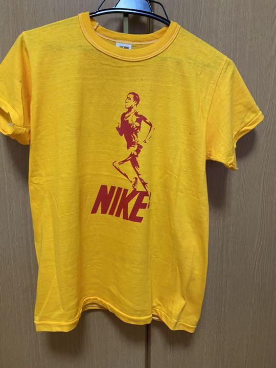 70s Nike Vintage Cursive T-shirt Russell Tag - Gem