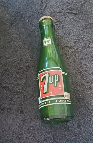 7up Glass Bottle With Cap 7 Oz | eBay
