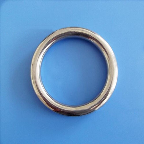 O Ring A4 316 Stainless Steel Polished Welded Round Ring Boat Rigging ...