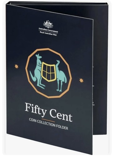 Latest 2023 Royal Australia Mint 50c Coin Collection Fifty Cent Folder ...
