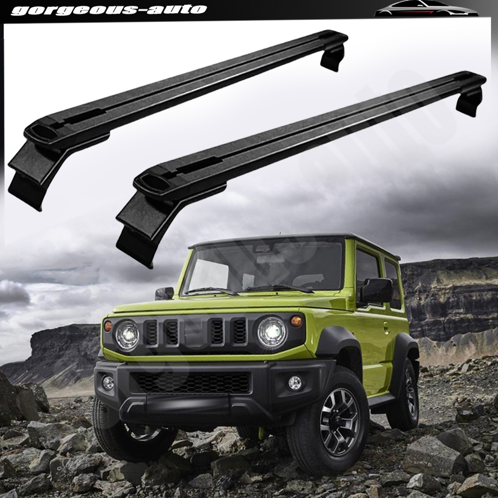 2Pcs Fit for SUZUKI JIMNY 2019-2024 Aluminum Roof Rail Rack Cross Bar ...