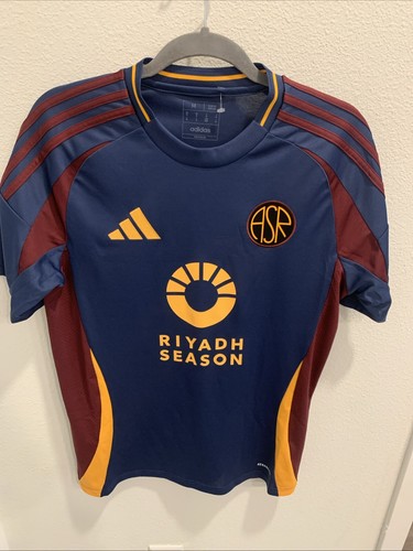 Adidas As Roma Riyadh Season 2024-2025 Third Stadium Jersey Sz Medium ...