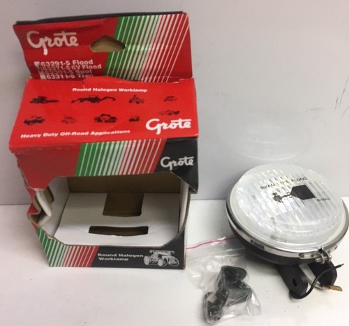 Grote 63371-5 6v Beam-type Flood White Replacement Light Round Halogen ...