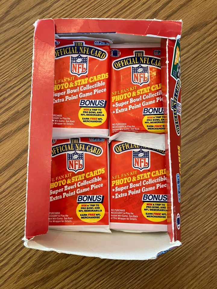 20 Sealed Packs 1989 Pro Set 1 Football Possible Irvin, Carter And Tim ...