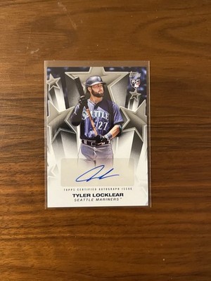 2025 Topps Update Tyler Locklear Auto RC Baseball Stars Mariners ...